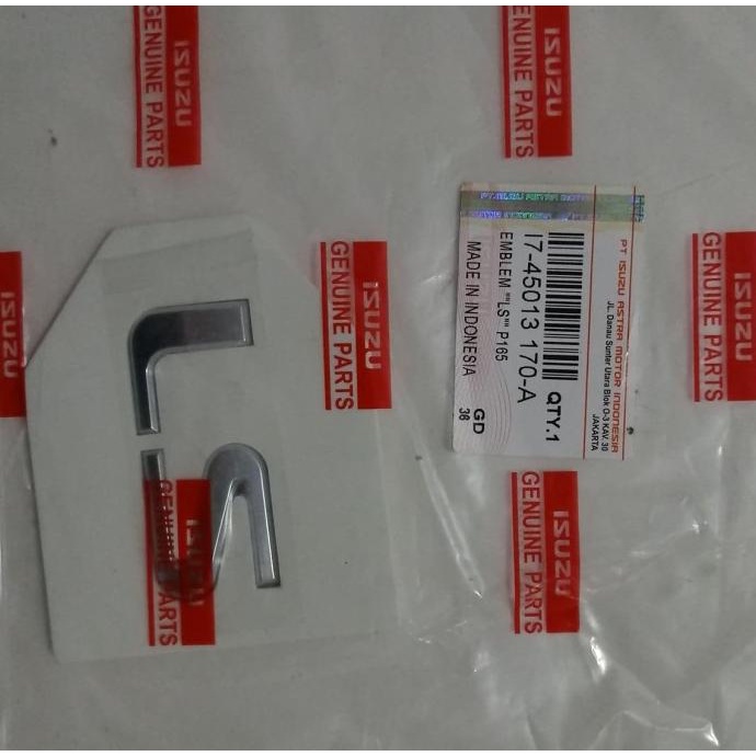 Jual Promo Minggu Ini Emblem Ls Untuk Isuzu Panther (Huruf Satuan ...
