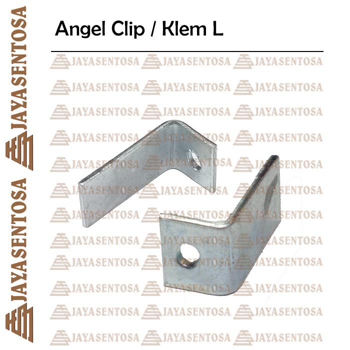 Jual Angle Angel Clip Plat Besi Siku L Paku Tembak Ramset Plafon ...