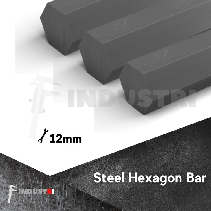 Jual AS besi segi enam 12mm Hexagon Bar harga per 1cm | Shopee Indonesia