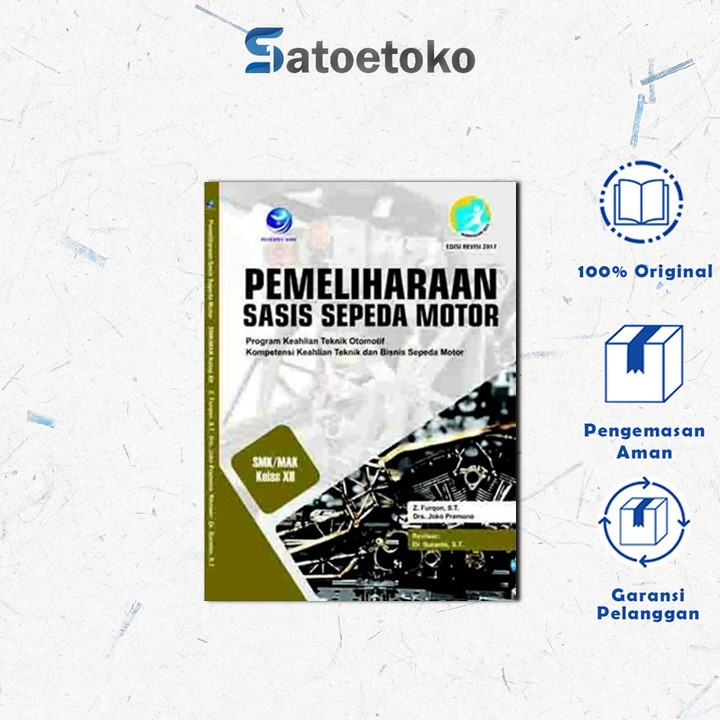 Jual Pemeliharaan Sasis Sepeda Motor SMK/MAk Kelas XII, Program Keahlian Teknik Otomotif ...