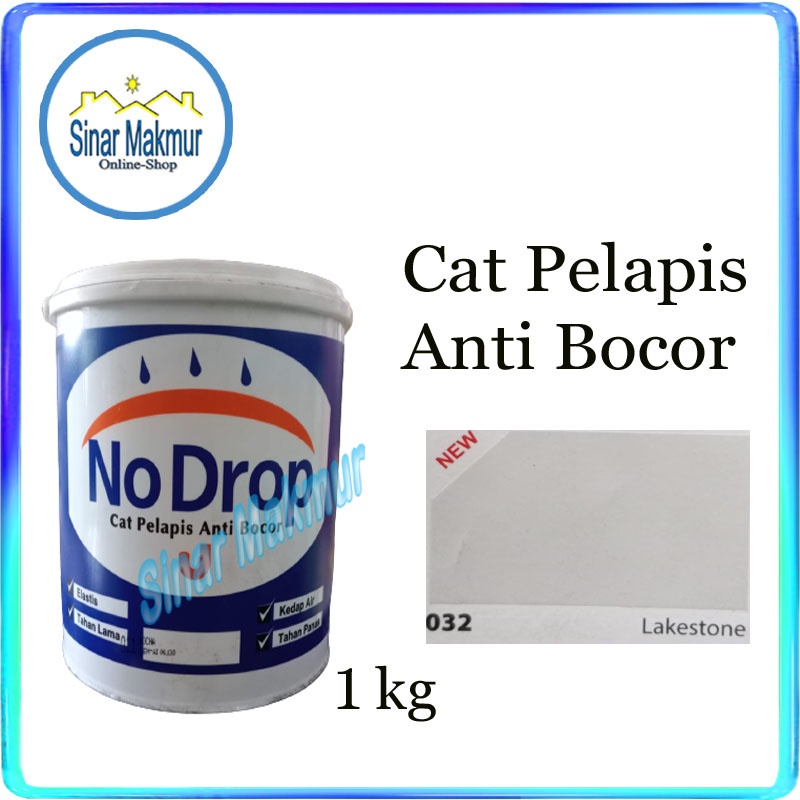 Jual Cat Pelapis Anti Bocor 1 KG 032 Lakestone Cat Tembok Waterproofing (NO DROP) | Shopee Indonesia