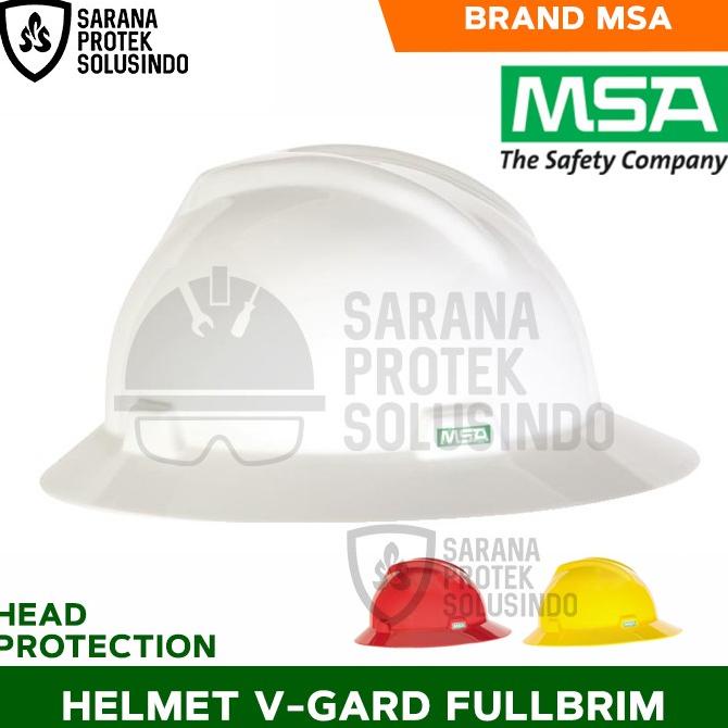 Jual Safety Helmet Full Brim MSA Ori USA Fastrac III | Shopee Indonesia