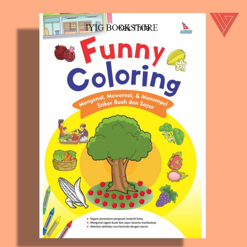 Jual Buku Funny Coloring; Mengenal, Mewarnai, & Menempel Stiker Aneka ... Jual Buku Funny Coloring; Mengenal, Mewarnai, & Menempel Stiker Aneka ...