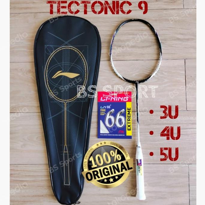 Jual RAKET BADMINTON LINING TECTONIC 9 ORIGINAL | Shopee Indonesia