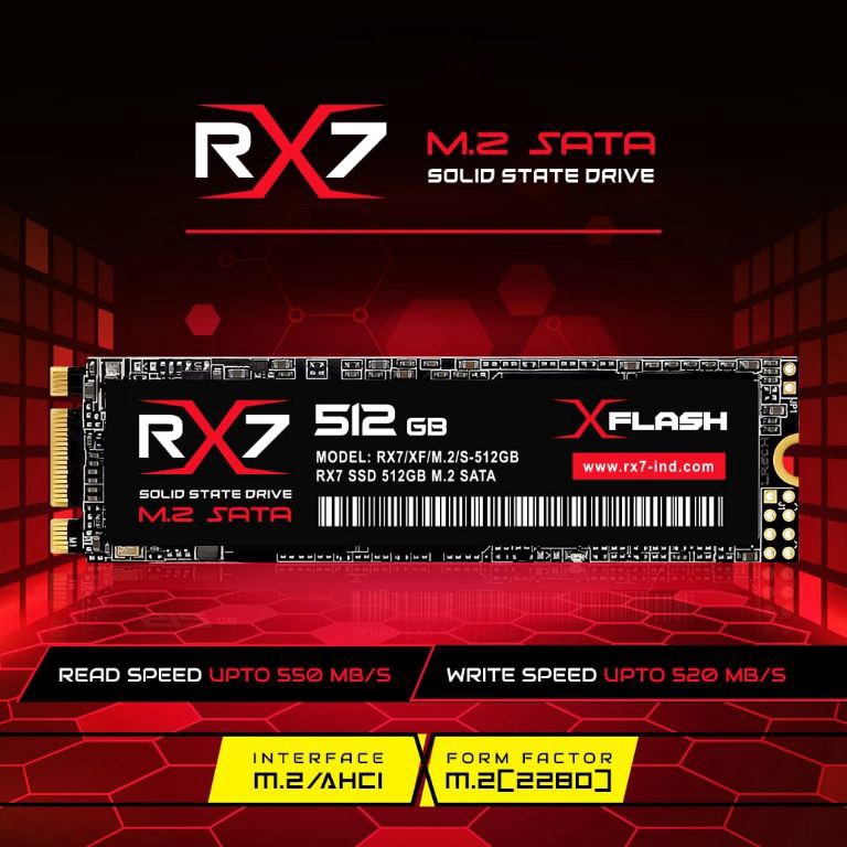 Jual HARGA BERSAHABAT!. SSD M2 SATA / M.2 SATA / M2SATA 512GB RX7 RESMI ...