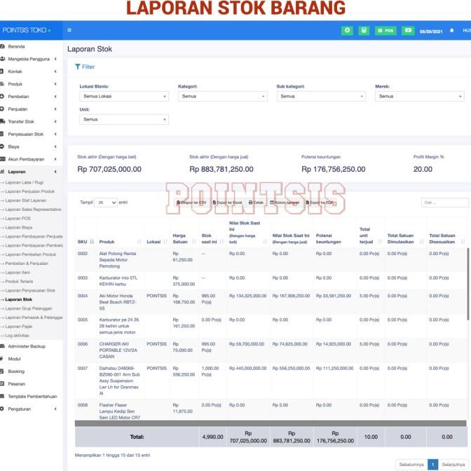 Jual Source Code Aplikasi Kasir POS UltimatePOS 3.4 Laravel | Shopee Indonesia