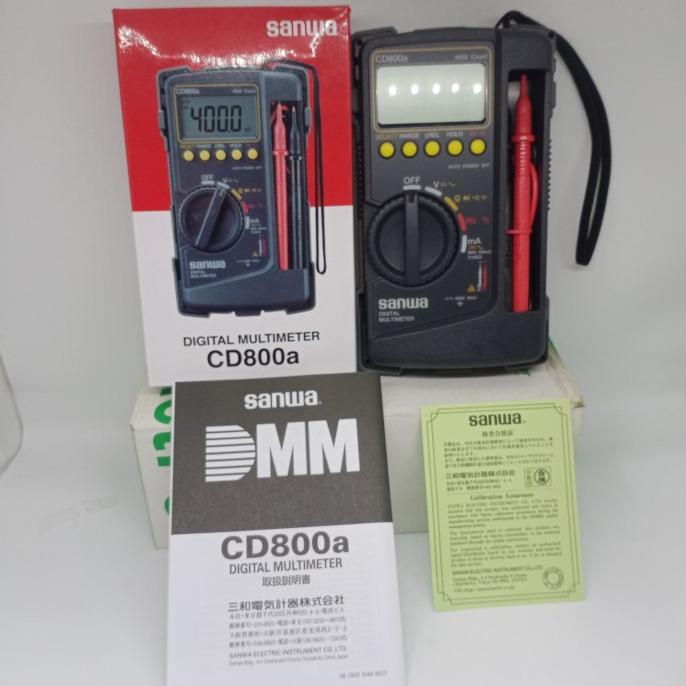 Jual Multimeter Digital Sanwa Cd800A Original | Shopee Indonesia