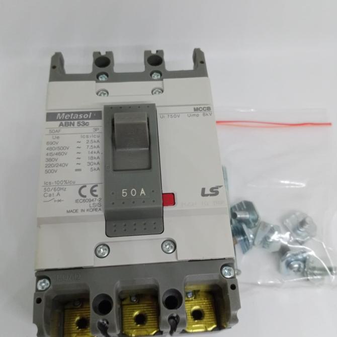 Jual Mccb Ls Metasol Abn 53C 3Phase 50 A Original | Shopee Indonesia