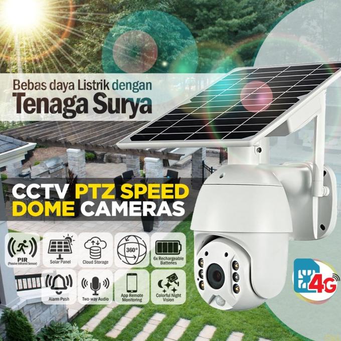 Jual CCTV 4G Solar Camera dengan Panel Surya | Shopee Indonesia