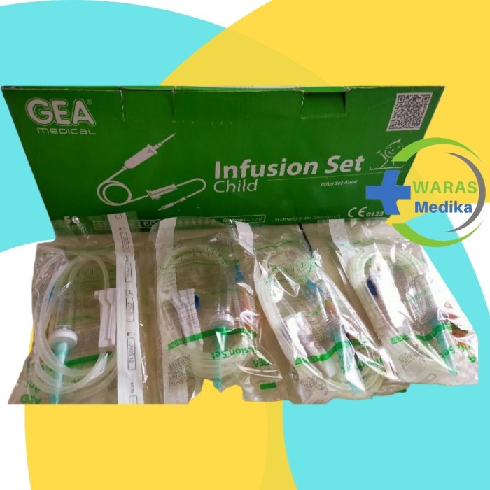 Jual GEA Infusion Set Child/Infuset Anak GEA 50ea/Selang Infus | Shopee ...