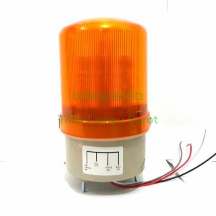 Jual Lampu Warning Light Rotary Sirine LED 4 Inch Multi Volt Multi ...