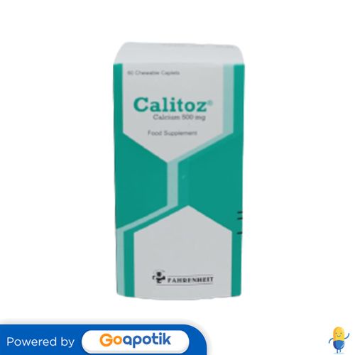 Jual CALITOZ 500 MG BOTOL 60 KAPLET | Shopee Indonesia