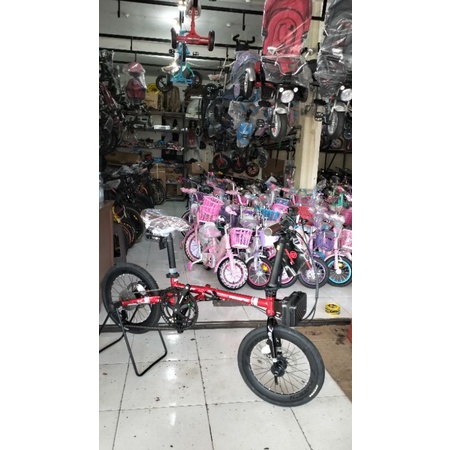 Jual sepeda lipat pacific ukuran 16 inch | Shopee Indonesia