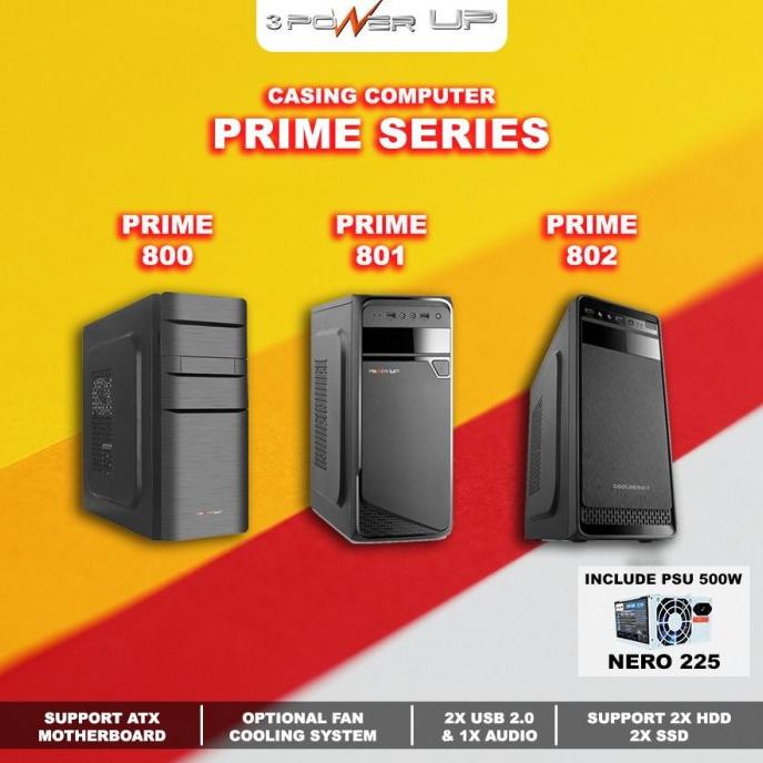 Jual CASING KOMPUTER STANDART + PSU ATX | Case PC standard Office ...