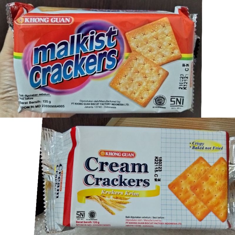 Jual Khong Guan Malkist Crackers / Khong Guan Cream Crackers / Biskuit ...