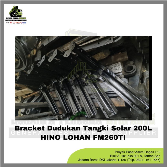 Jual Bracket Dudukan Tangki Solar 200L Hino Lohan Fm260Ti Hop Kode Br10 ...
