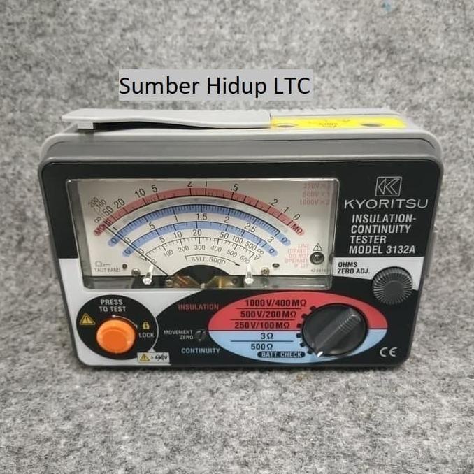 Jual Kyoritsu 3132A analogue insulation tester megger manual 3132 A ...