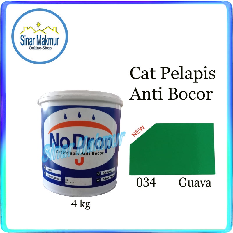 Jual Cat Pelapis Anti Bocor 1 Galon 034 Guava Cat Tembok Waterproofing (NO DROP) | Shopee Indonesia