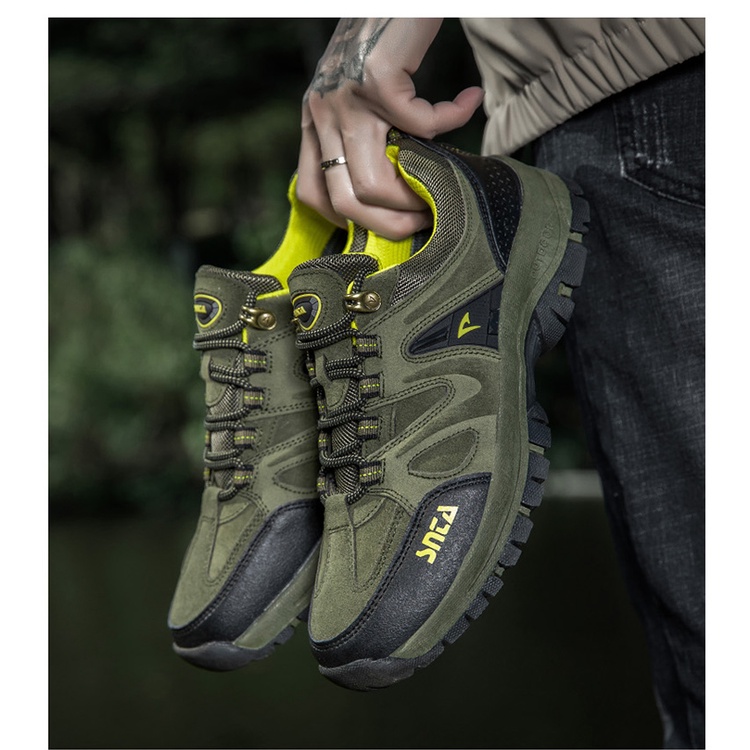 Jual Hiking Shoes SNTA 435 Black Red / 442 Green Sepatu Gunung Snta ...