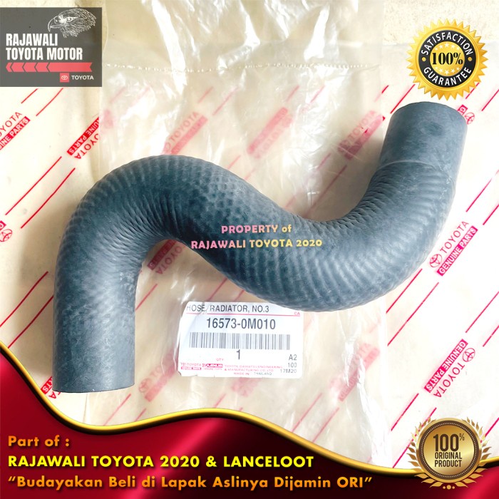 Jual Selang Radiator Atas Vios & Yaris 2006-2013 Karet Inlet New ...