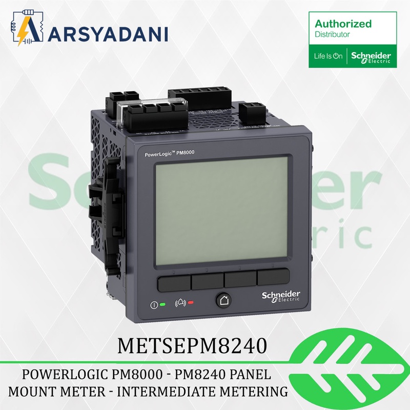 Jual METSEPM8240 - Schneider PowerLogic PM8000 - PM8240 Panel mount ...