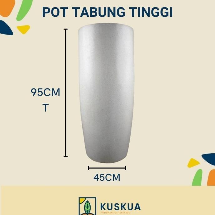 Jual BARU !!! Terazzo Pot Tanaman Bunga Besar Hidup Unik Minimalis ...