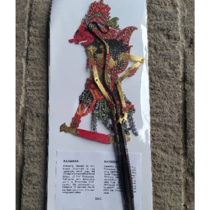 Jual best NEW Wayang Kulit Rahwana Mini Caperan Super Halus | Shopee ...