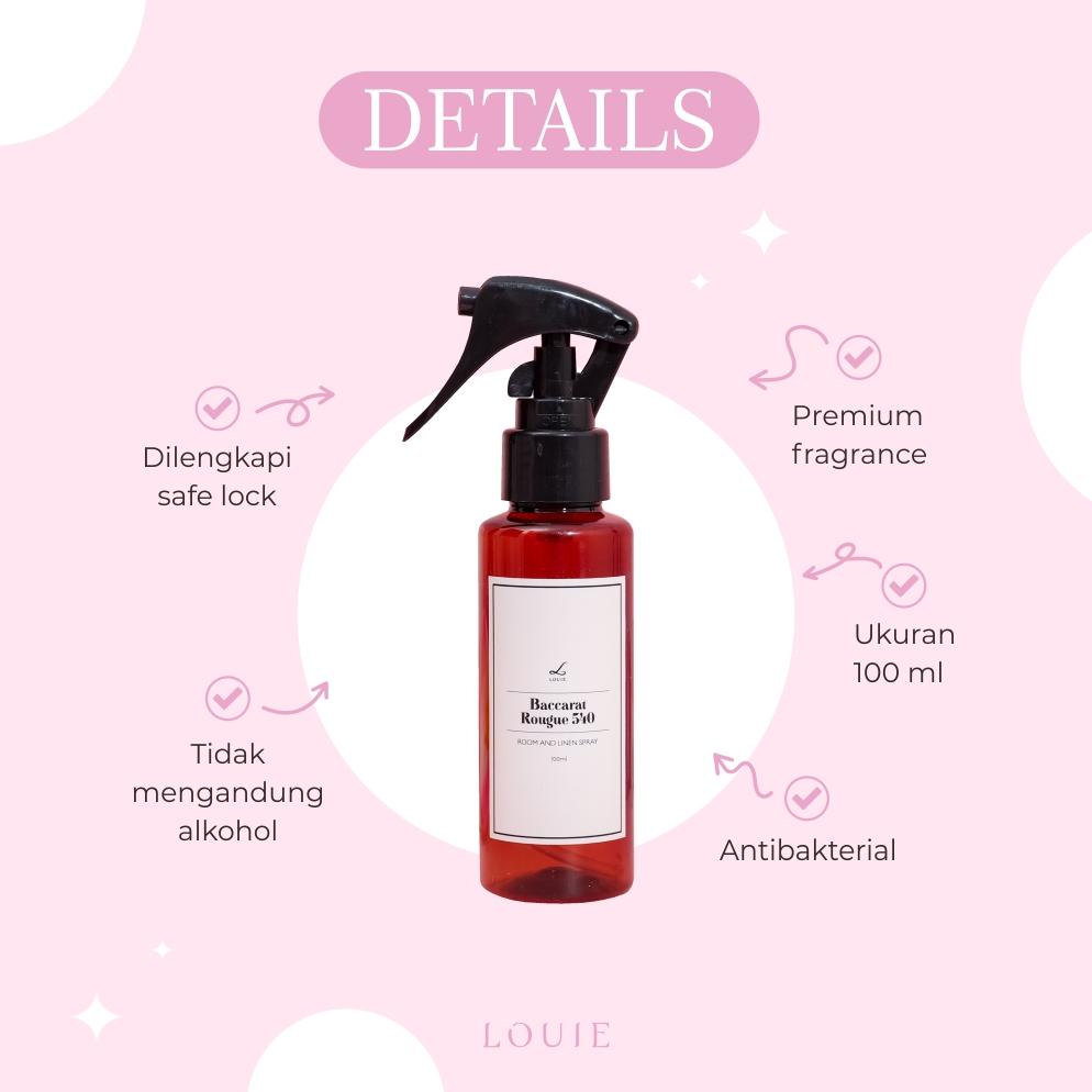 Jual Terbaru Louie Room And Linen Pillow Spray Air Freshener Pewangi ...