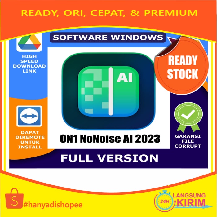 Jual Monochome | Full Activated ON1 NoNoise AI 2023 v17.0.1.12965 Komputer Laptop Garansi Pro ...