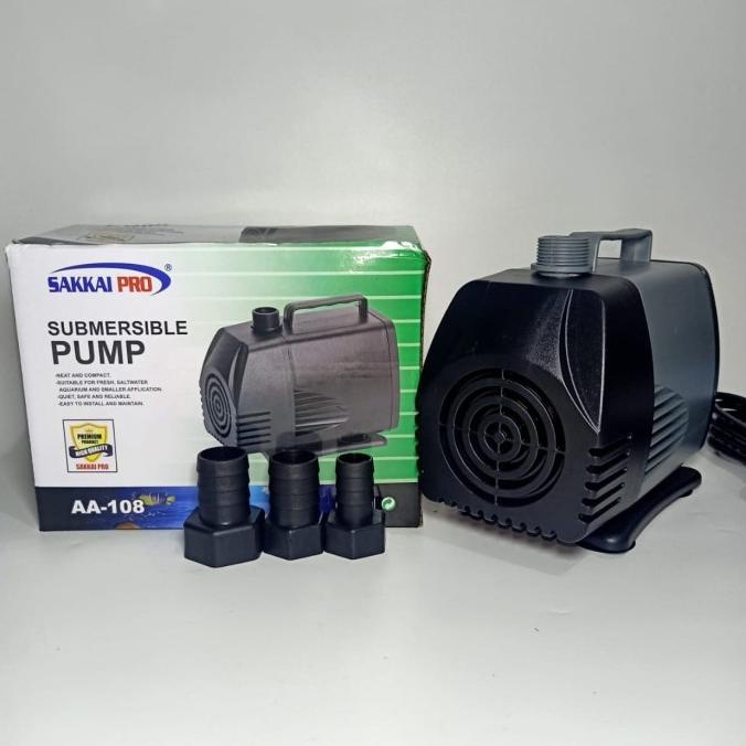 Jual Submersible Pump AA-108 Sakkai Pro Pompa Celup Akuarium Water Pump | Shopee Indonesia