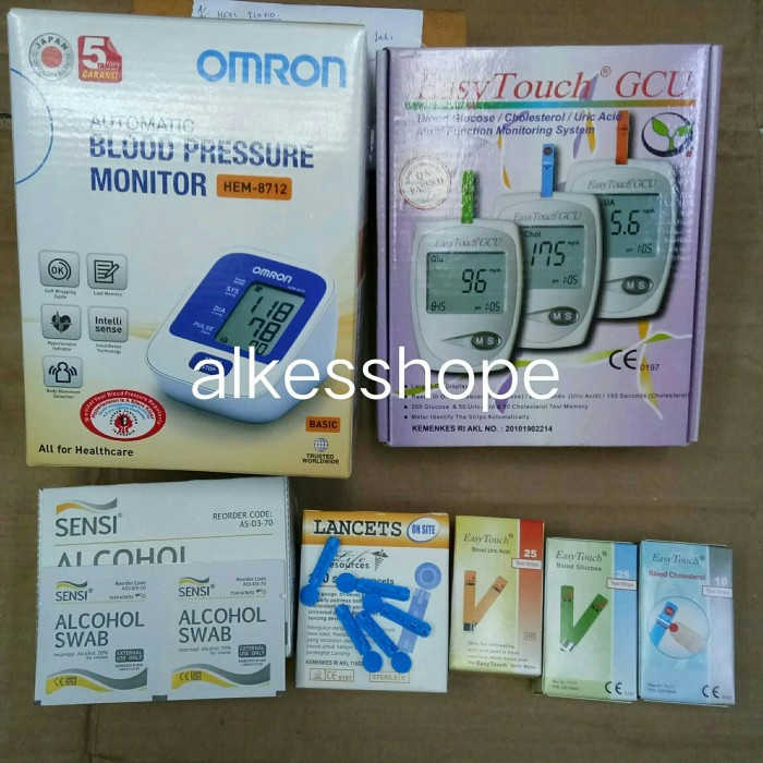 Jual Alat Tensi Digital Omron 8712 Alat Easy Touch Gcu 3In1 Paket ...