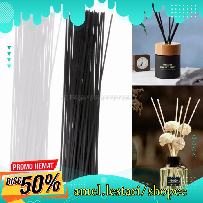 Jual 10 PCS FIBER REED DIFFUSER STICK 30CM X 3 MM / STIK PEWANGI HIGHT ...