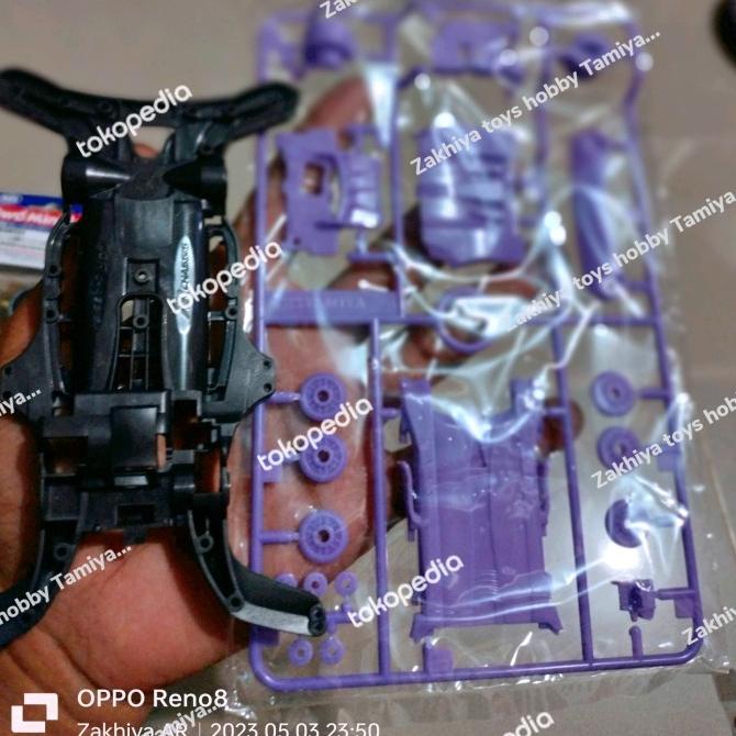 Jual Promo Tamiya Chasis Casis Chassis Ar Set Grey Abu + Gearbox Purple ...