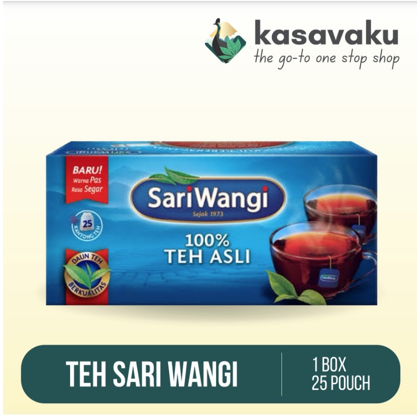 Jual Sariwangi Teh Celup Tea Bag Asli 25Pc Multipack | Shopee Indonesia