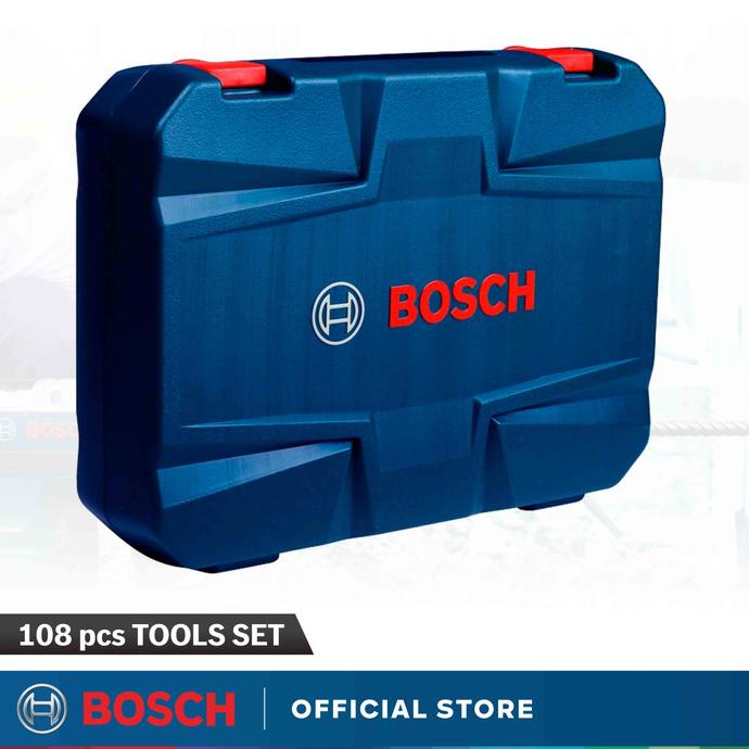 Jual Bosch Toolkit 108 Pcs Mixed Set 108 Multifunction Tool Kit ...