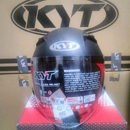 Jual KYT VENOM OPEN JUNIOR SOLID MATT BLACK (Helm Anak/Remaj) | Shopee ...