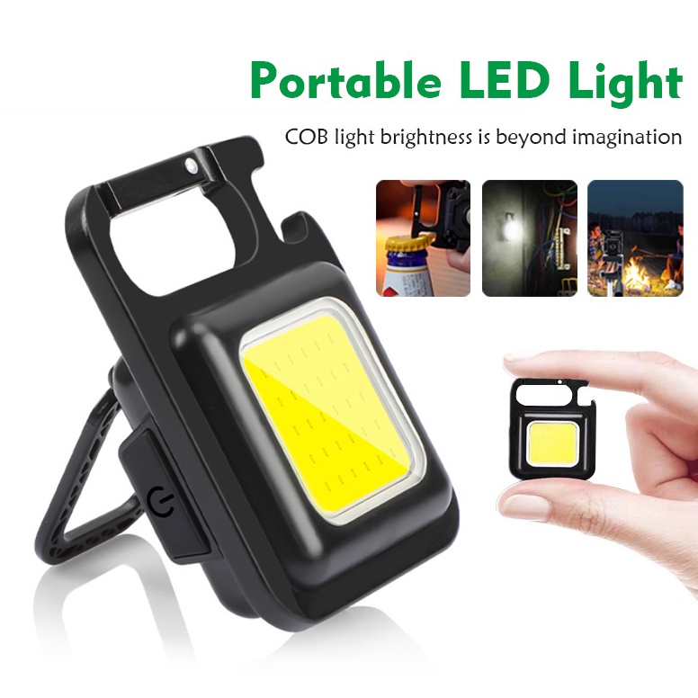 Jual Stok Terbaru!.. GROTIC Mini COB Keychain Lampu Senter Saku ...