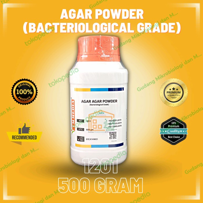 Jual Agar Powder, Bacto Grade, 500 gram | Shopee Indonesia