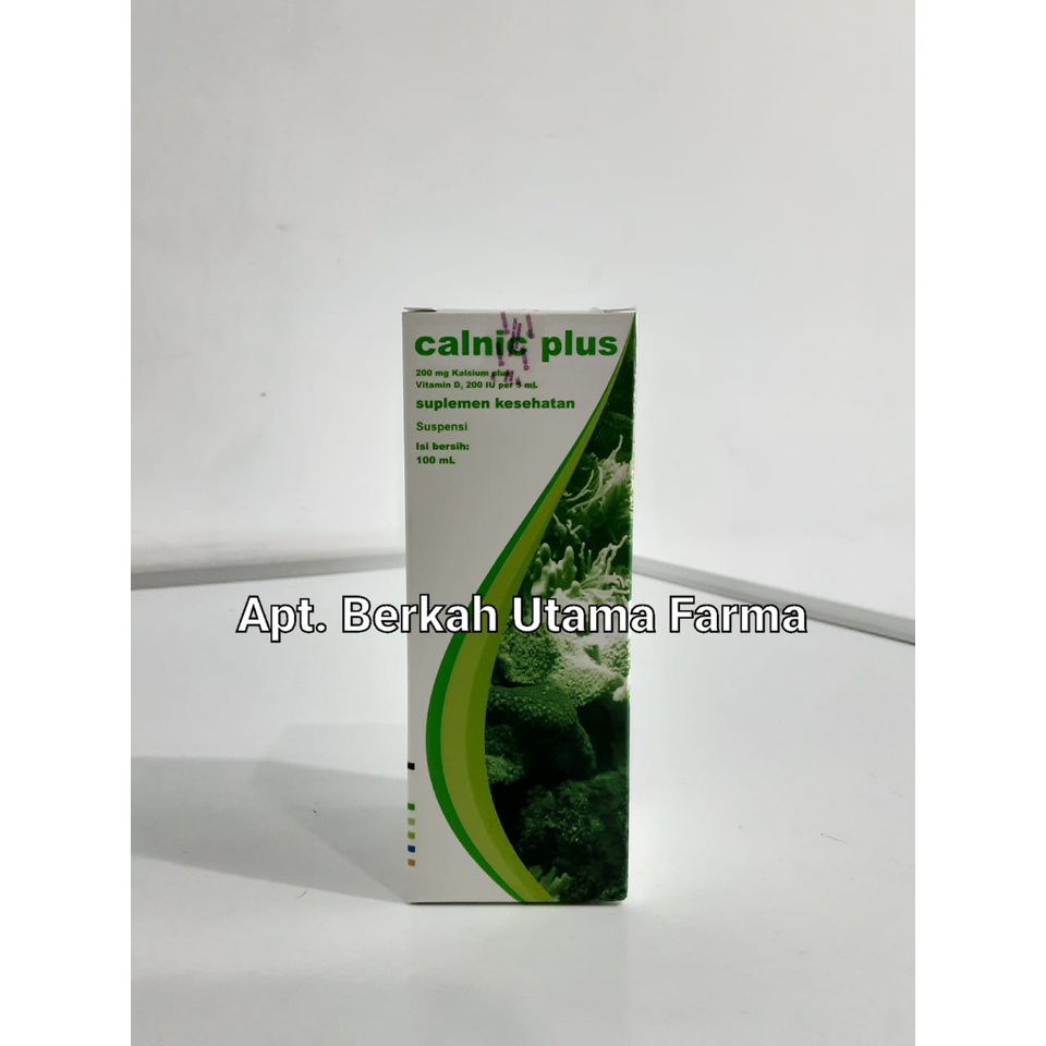 Jual Calnic Plus Sirup 100 Ml - kesehatan tulang dan gigi | Shopee ...