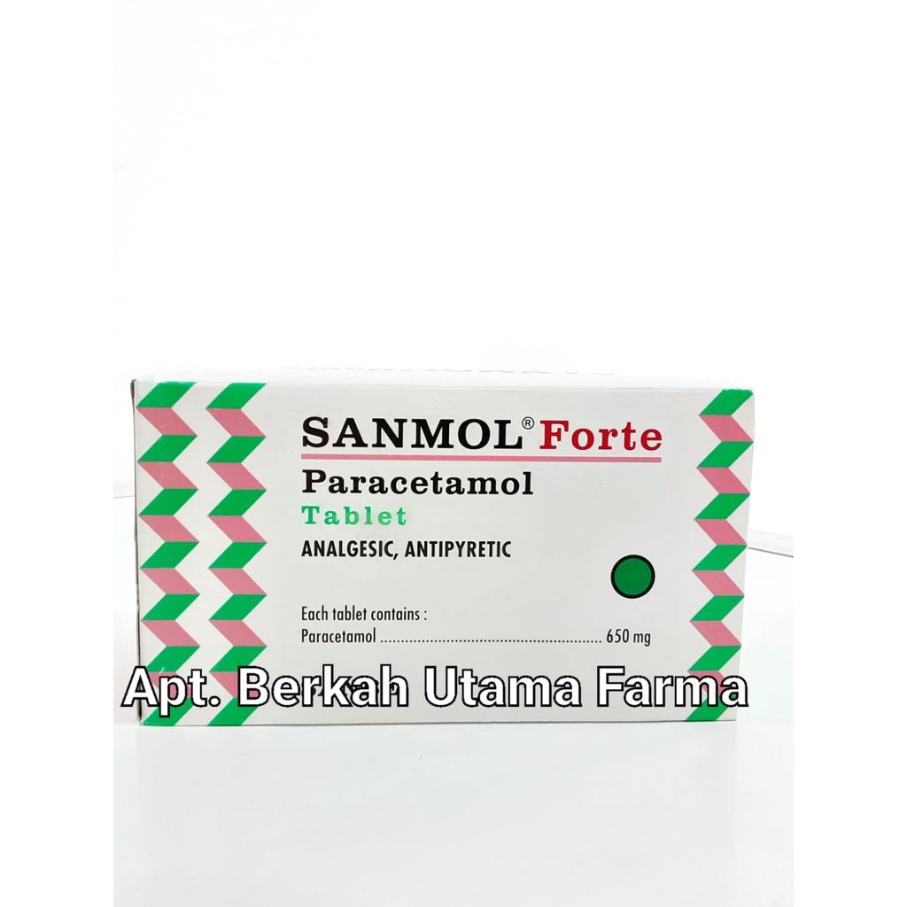 Jual Sanmol Forte Box isi 25 Strip 4 Tablet | Shopee Indonesia