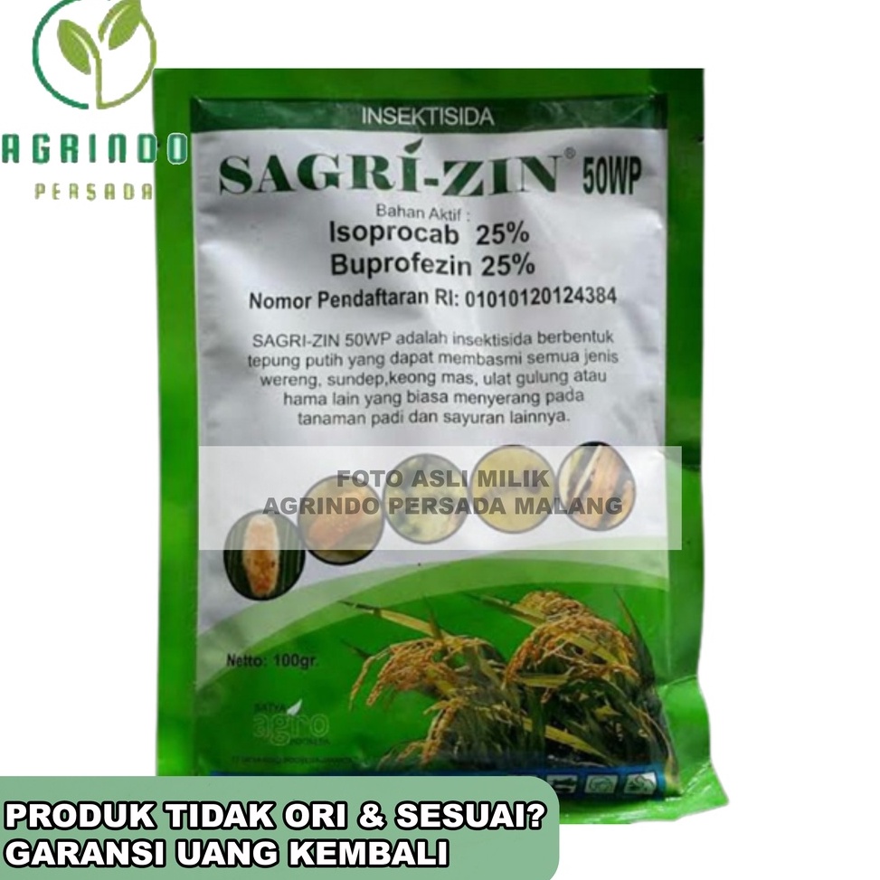 Jual Best.. Insektisida Sagri-Zin 50WP 100gram | Sagrizin 100 gram ...