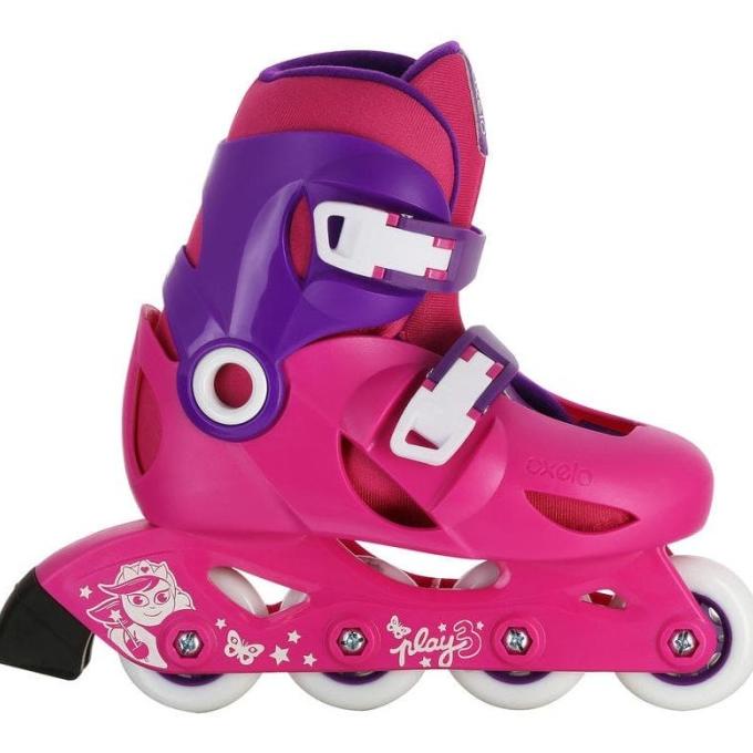 Jual Oxelo Sepatu Roda Anak Pemula Play 3 Pink Decathlon - 8367591 ...