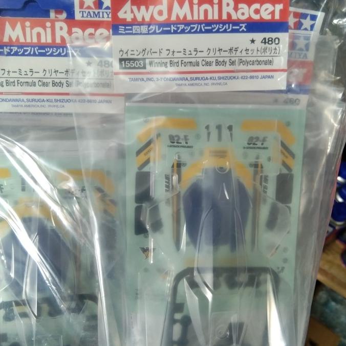 Jual Promo TAMIYA 15503 WINNING BIRD FORMULA CLEAR BODY SET ...