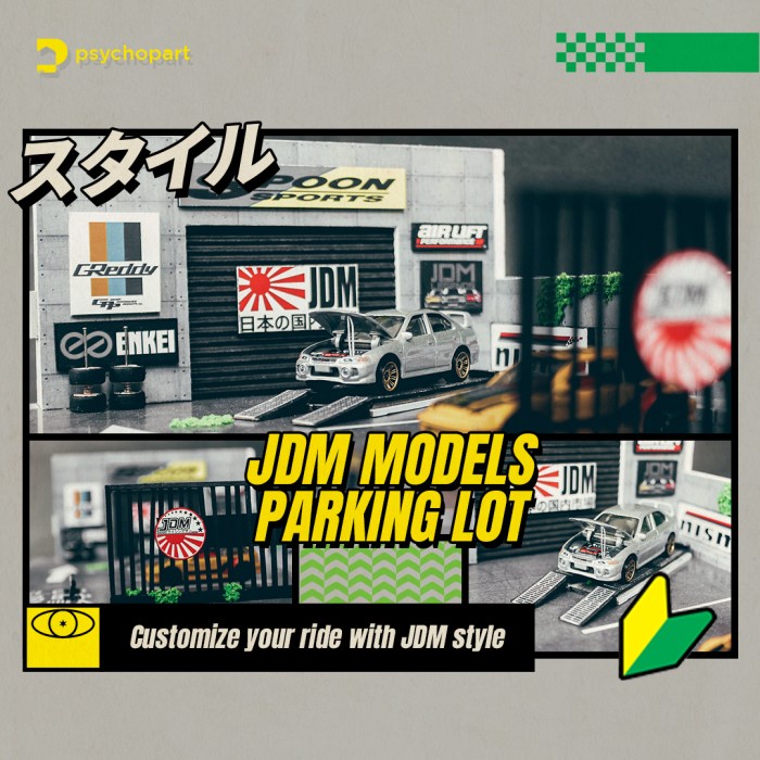 Jual DIORAMA JDM Models 1/64 Parking Lot | Shopee Indonesia