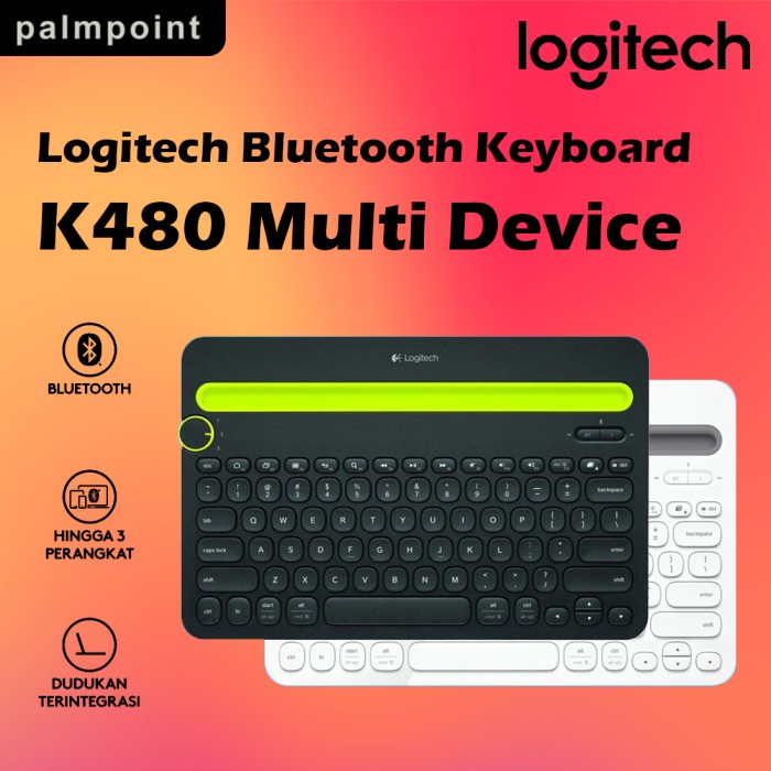 Jual Logitech K480 Keyboard Wireless Multi Device Original Garansi ...