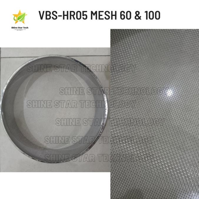 Jual :::::::] SARINGAN PENGAYAK MESIN VBS-HR05 MESH 60 & MESH 100 FOMAC ...