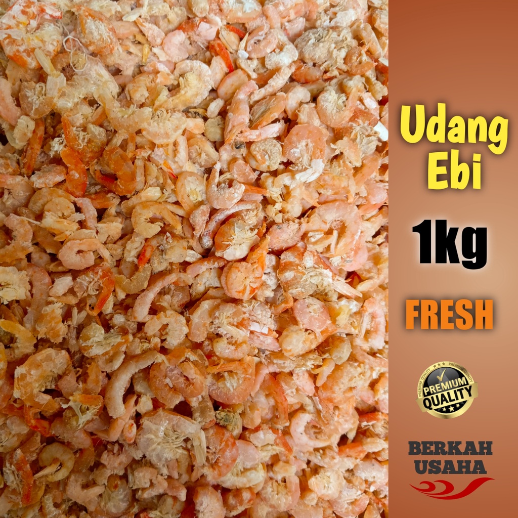 Jual IKAN ASIN UDANG EBI KUPAS KERING 1kg | Shopee Indonesia