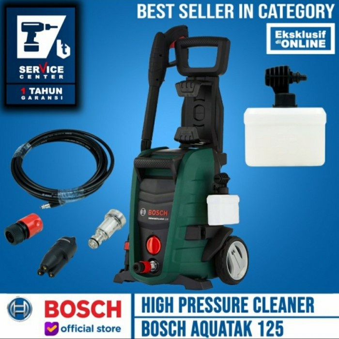 Jual Bosch Jet Cleaner Aquatak 125 1500 W dan Home and Car Kit Set AQT ...