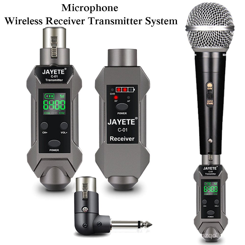 Jual &Upgraded Microphone Wireless Receiver Transmitter System ...