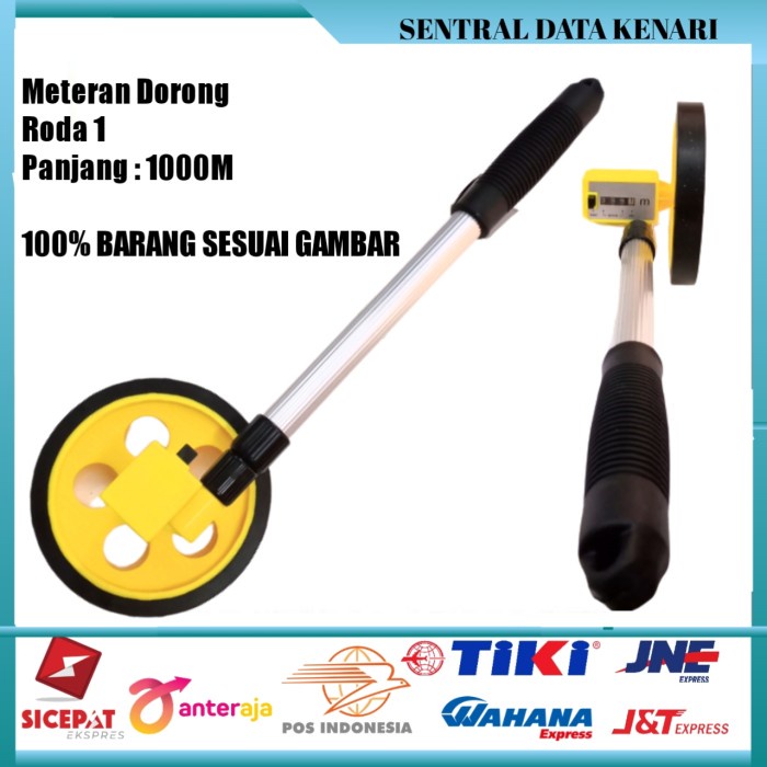 Jual METERAN DORONG 1 RODA/MEASURING WHEEL/ALAT UKUR DIAMETER 14CM ...